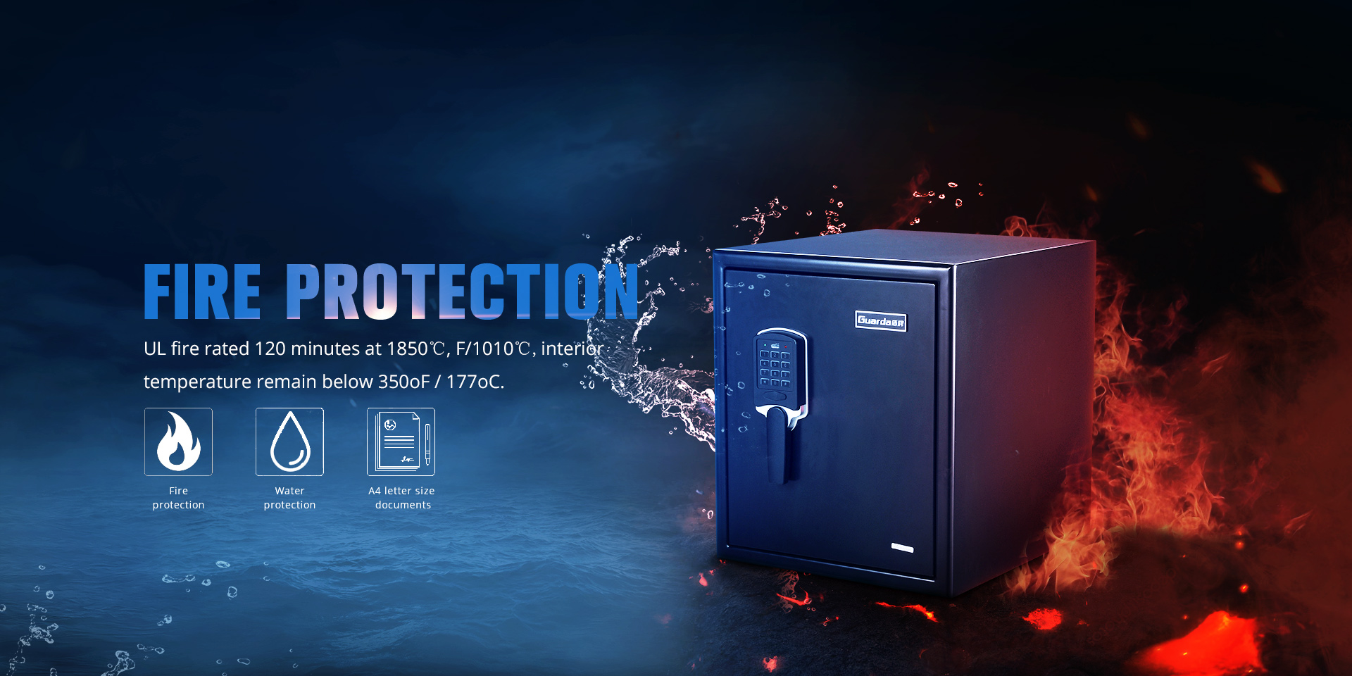 Fireproof Waterproof Safe, Fireproof Safe Manufacturer | Guarda